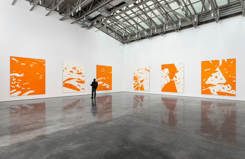 Alex Katz’s seas of orange – Two Coats of Paint